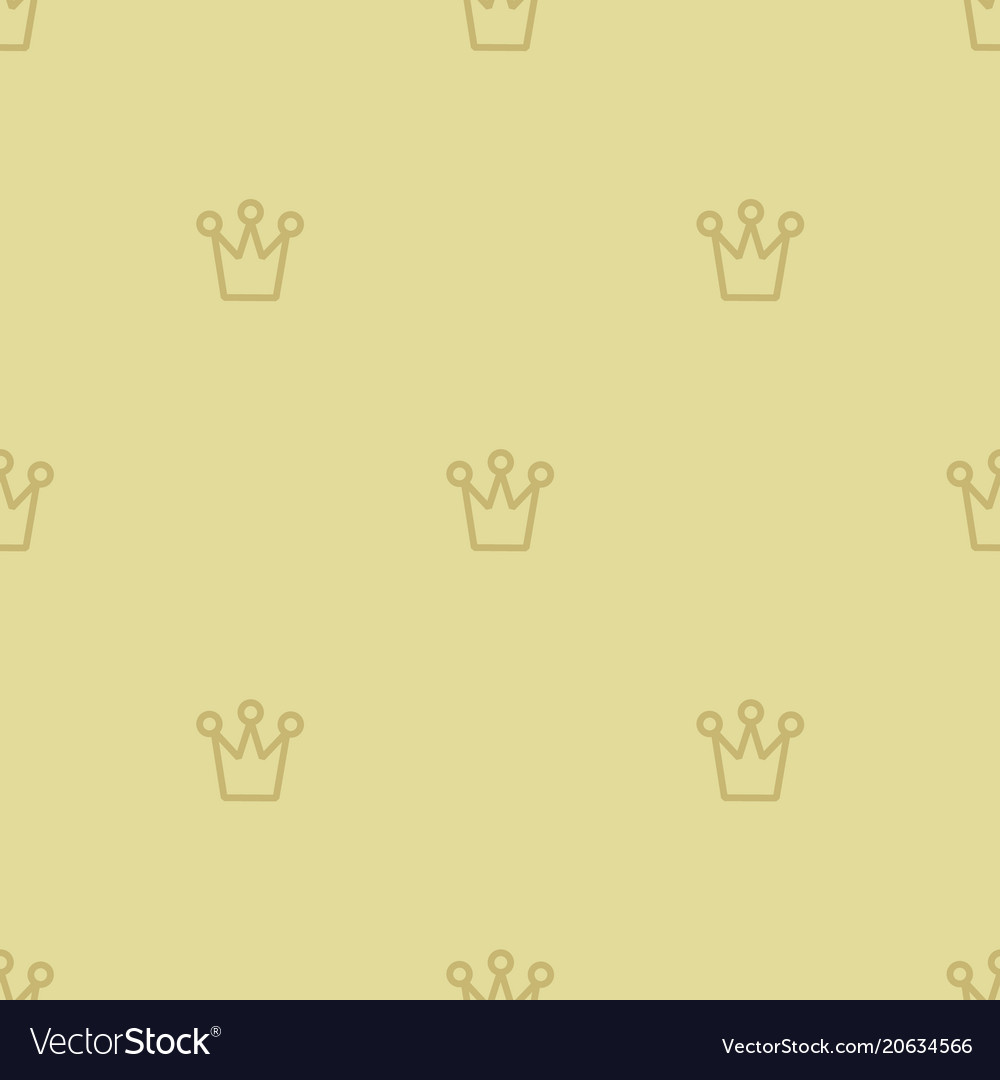 Royal crown pattern Royalty Free Vector Image - VectorStock