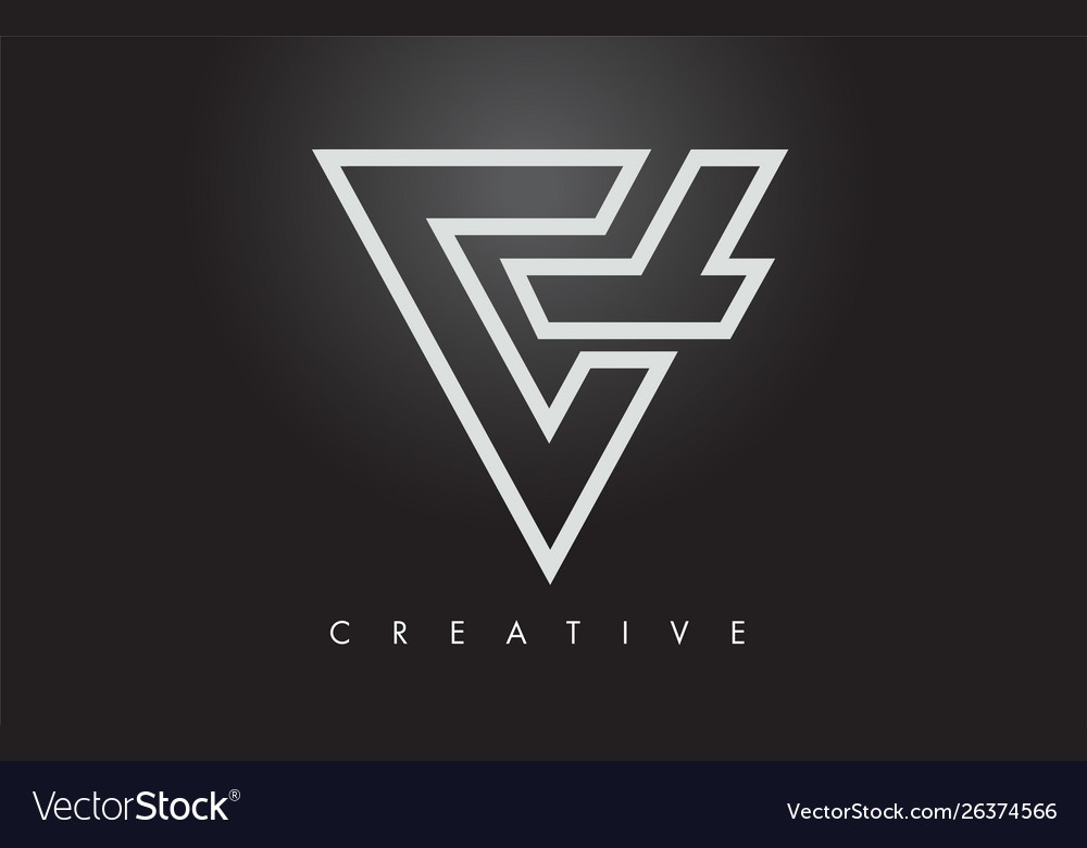 V letter monogram design logo icon Royalty Free Vector Image