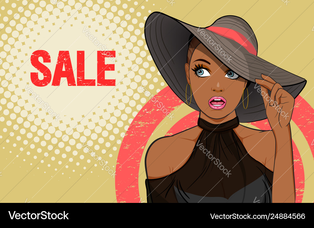 Woman sale3 Royalty Free Vector Image - VectorStock