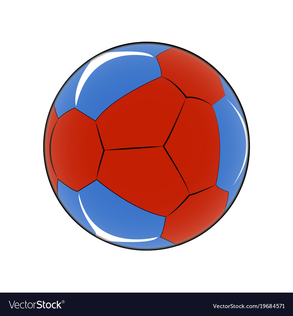 Abstract soccer object Royalty Free Vector Image