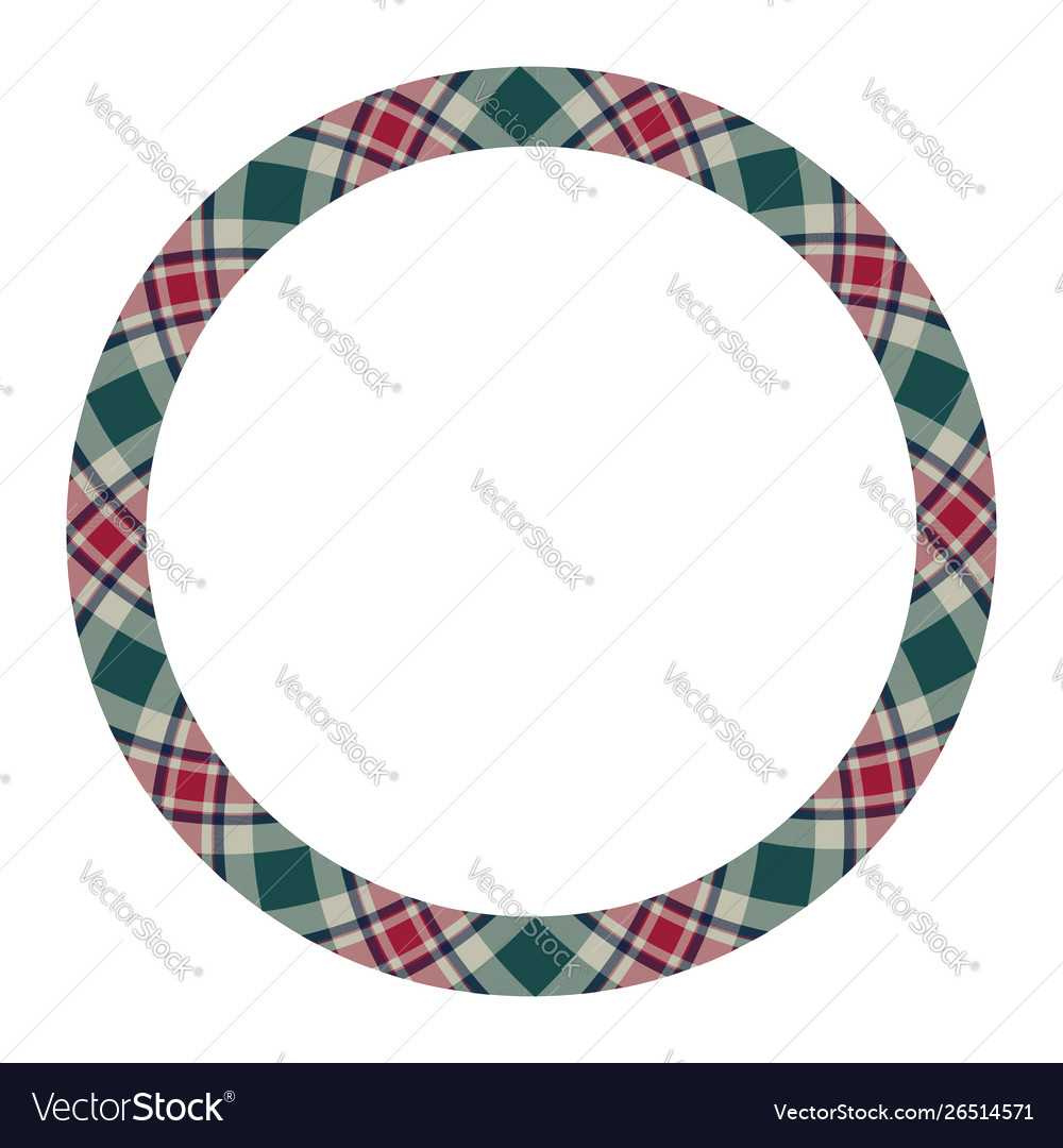 Circle borders and frames round border pattern Vector Image