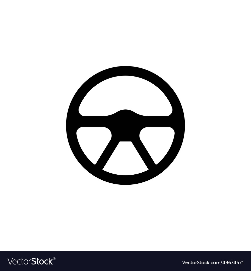 Steering wheel icon Royalty Free Vector Image - VectorStock