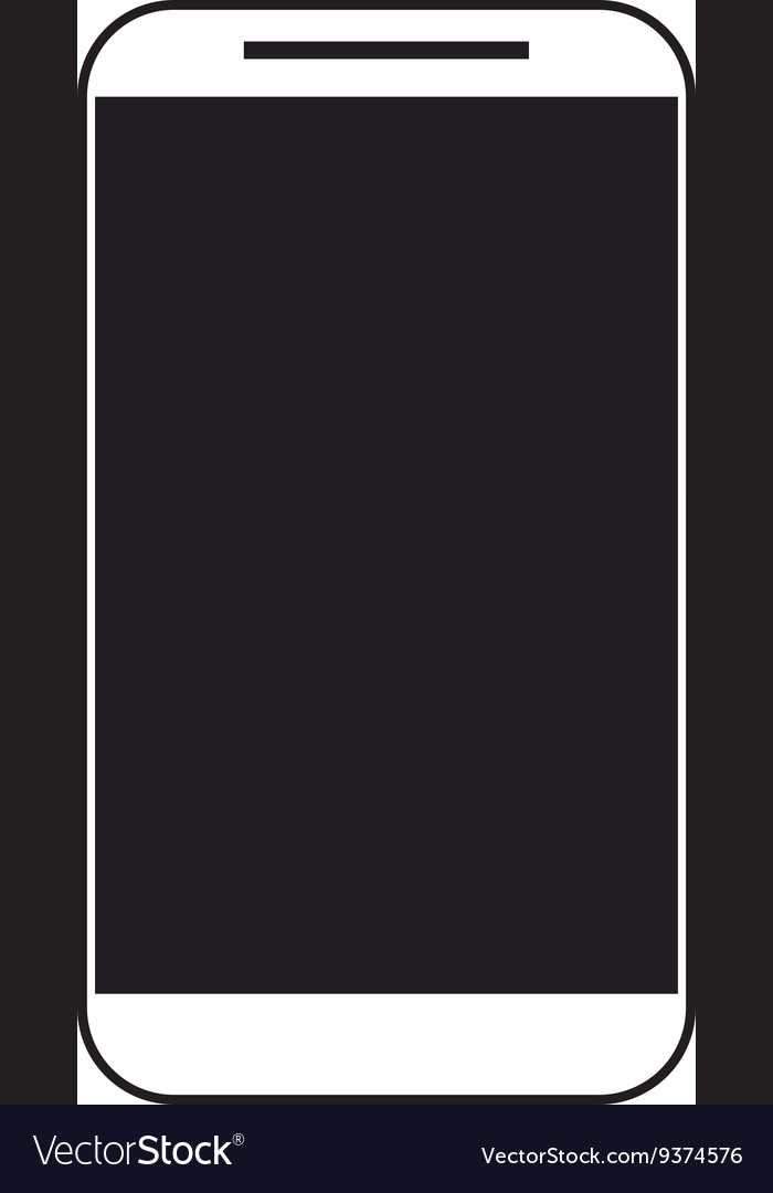 Cellphone or tablet Royalty Free Vector Image - VectorStock