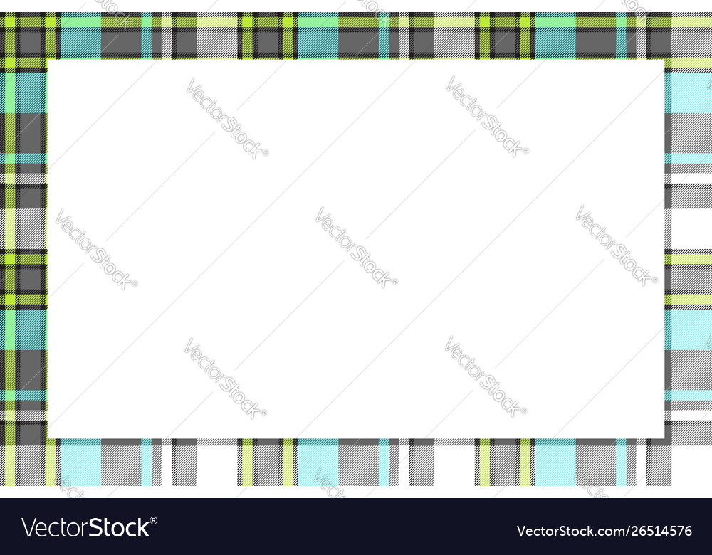 Rectangle frame vintage pattern design template Vector Image
