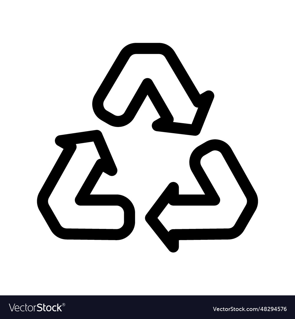 Recycle icon Royalty Free Vector Image - VectorStock