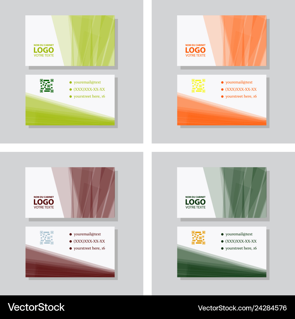 Simple business card with logo or icon Royalty Free Vector