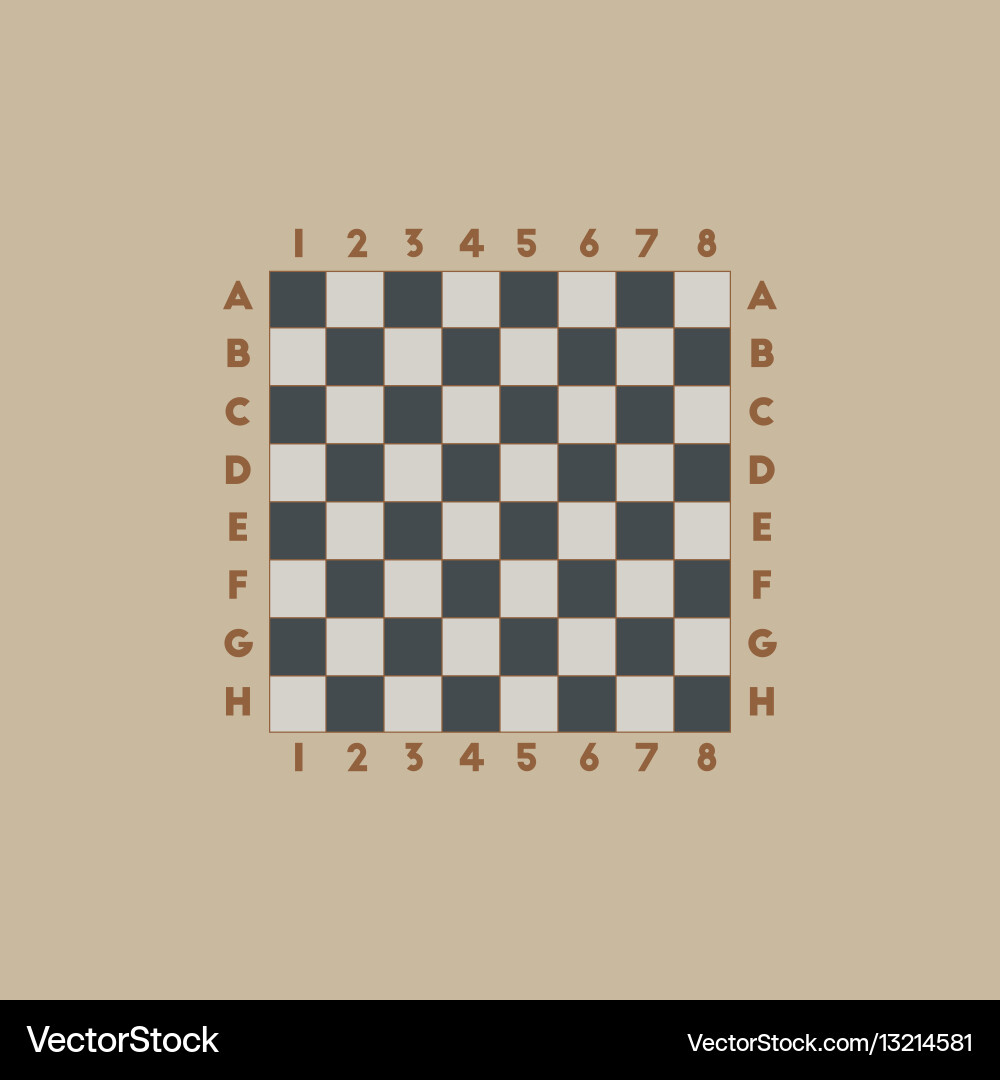 Chess board Royalty Free Vector Image - VectorStock
