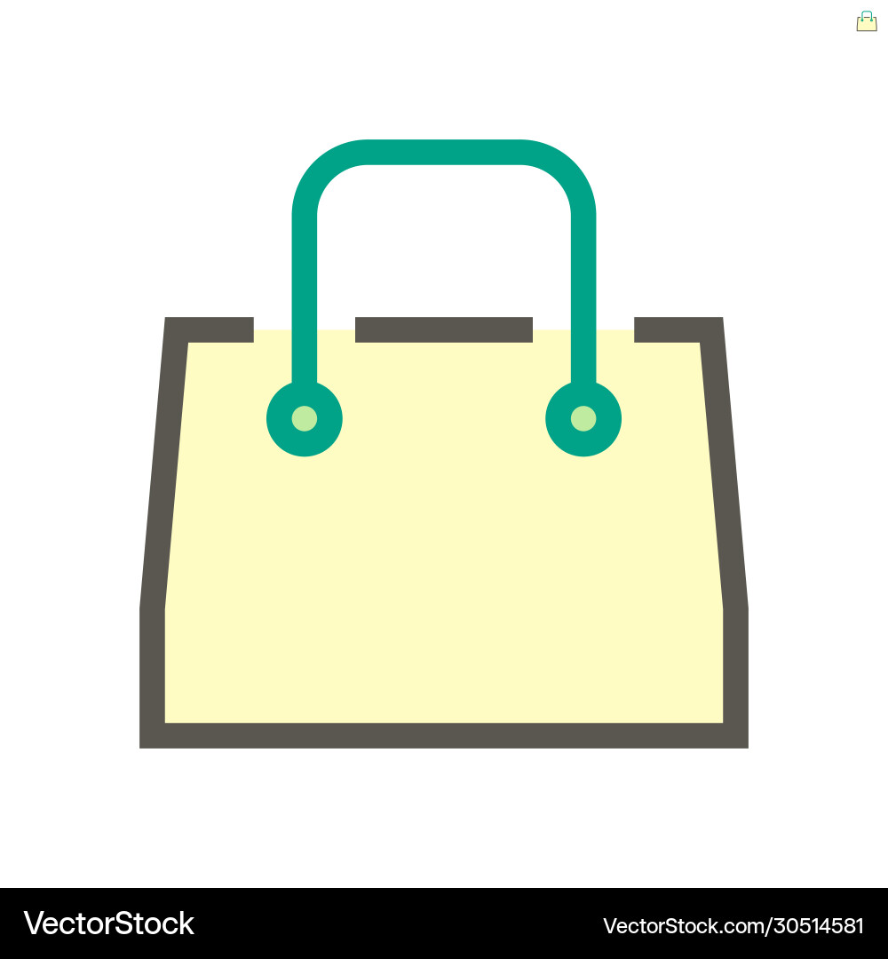 Shopping bag icon design for graphic Royalty Free Vector