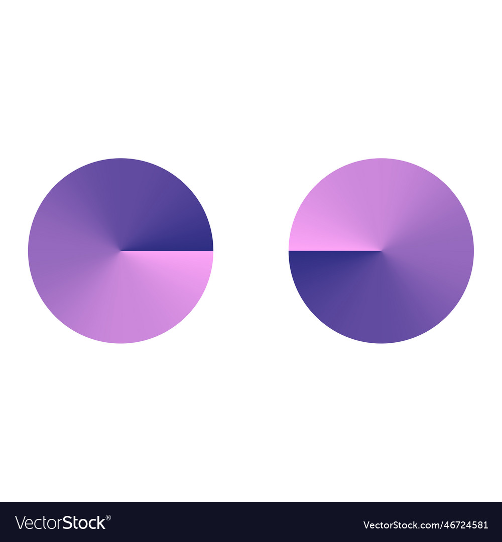 Stylish icon with purple circles gradient memo Vector Image