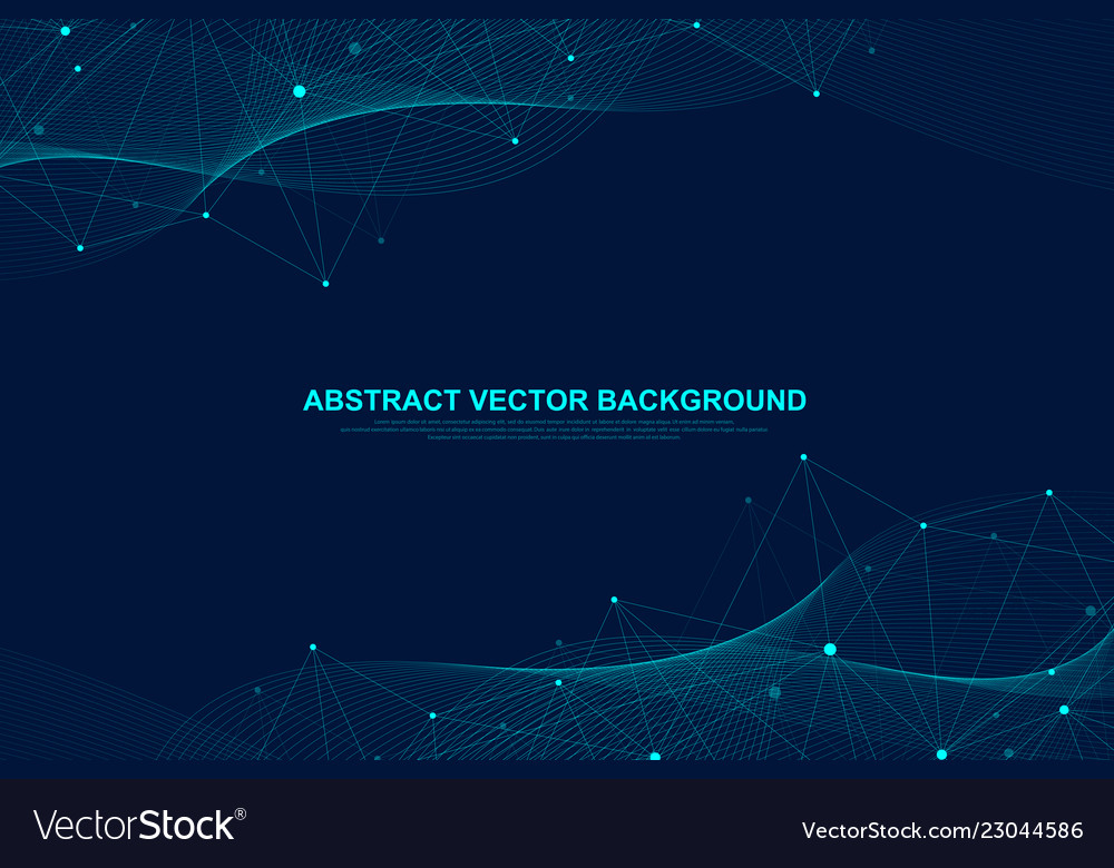 Abstract plexus background with connected lines Vector Image Abstract plexus background with connected lines Vector Image