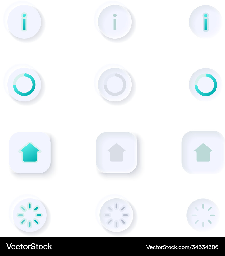 Profile ui elements kit Royalty Free Vector Image