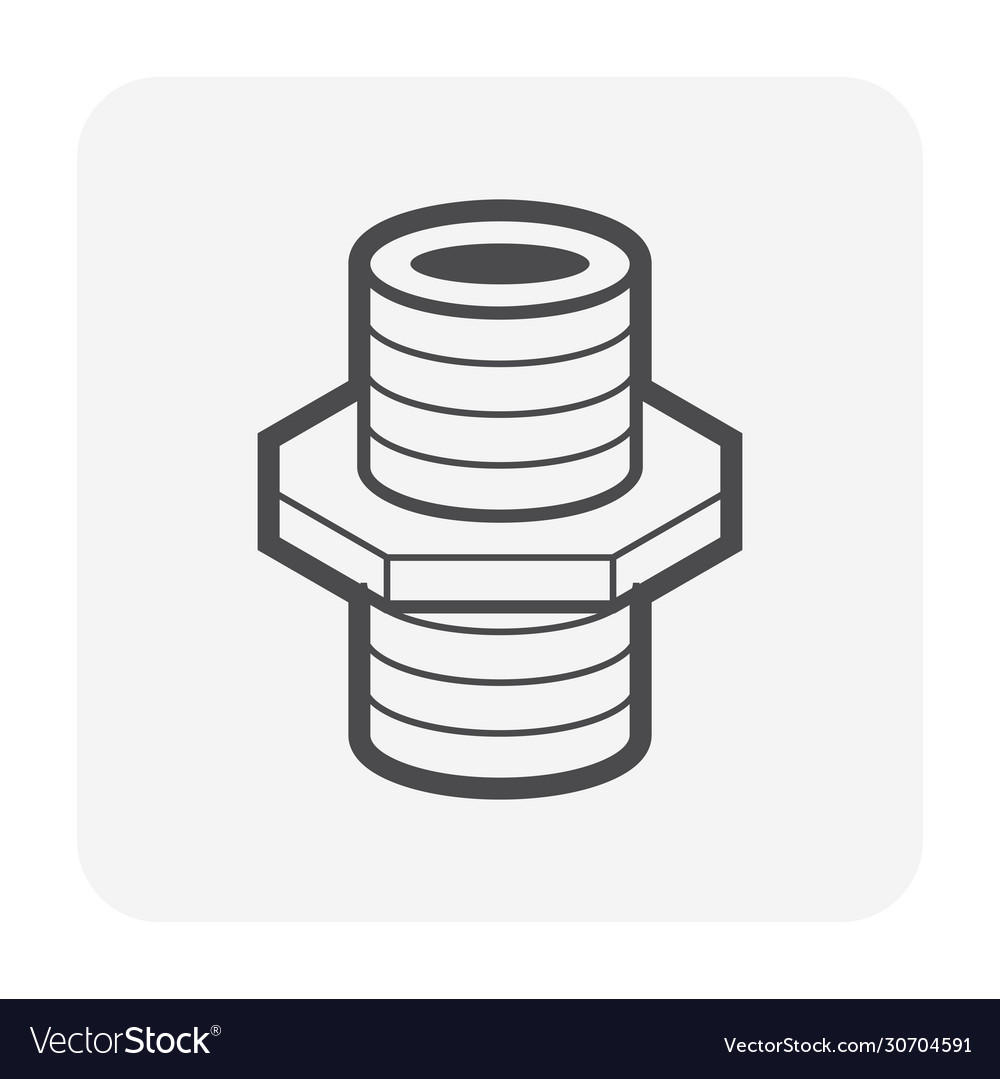 Copper pipe icon Royalty Free Vector Image - VectorStock