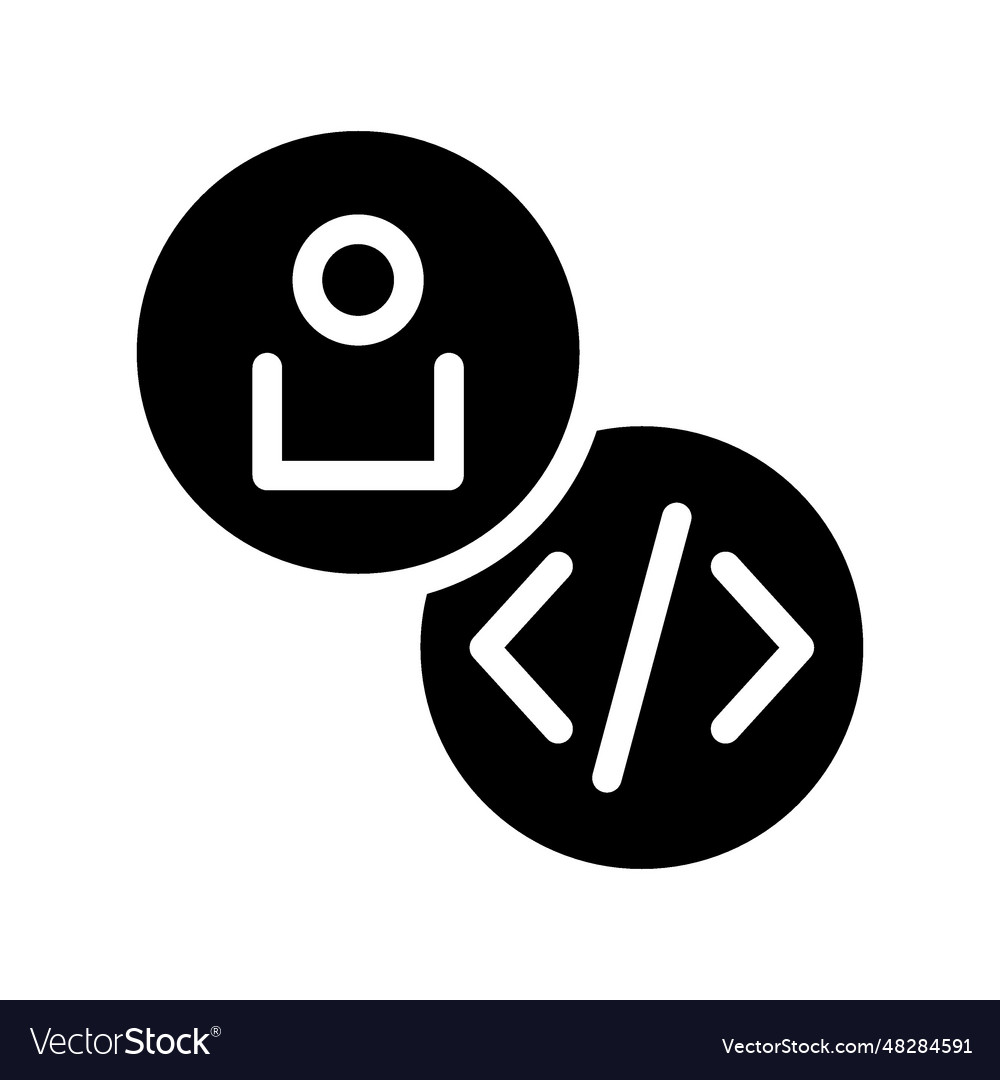 Developer icon Royalty Free Vector Image - VectorStock