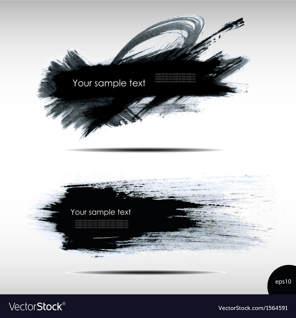 Splash banners set Royalty Free Vector Image - VectorStock