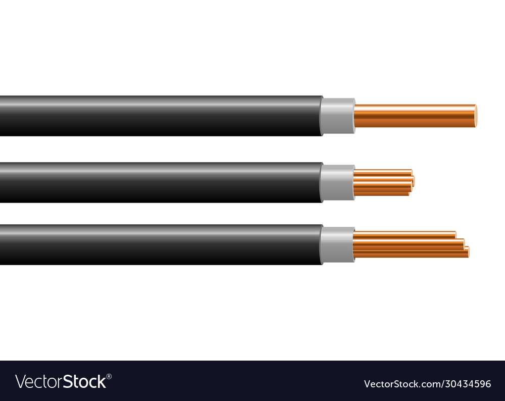 Copper wire Royalty Free Vector Image - VectorStock