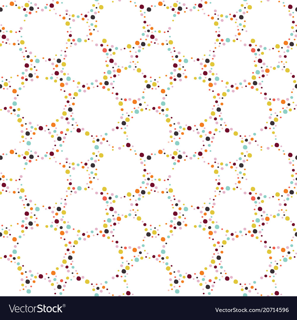 Seamless pattern with dots Royalty Free Vector Image