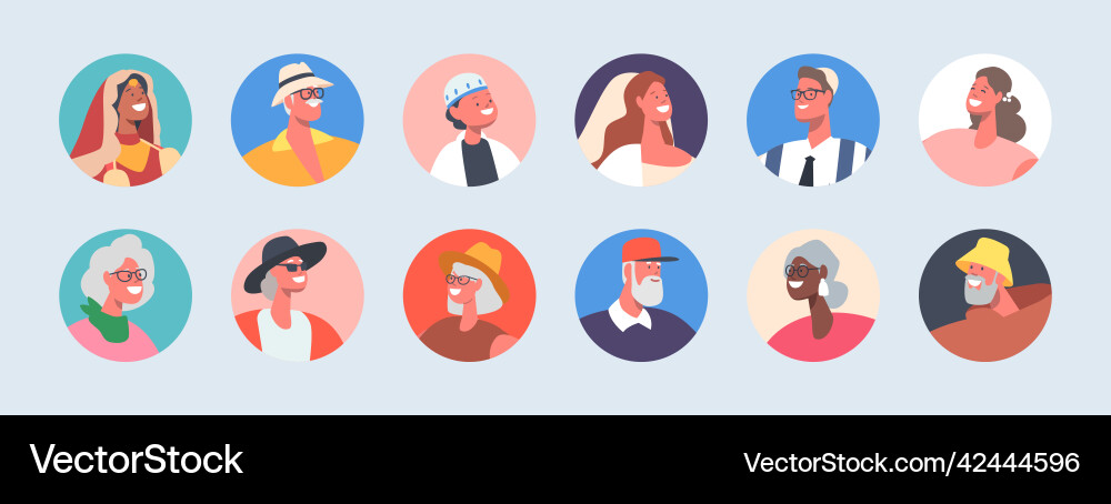 Set of people avatars different religion Vector Image