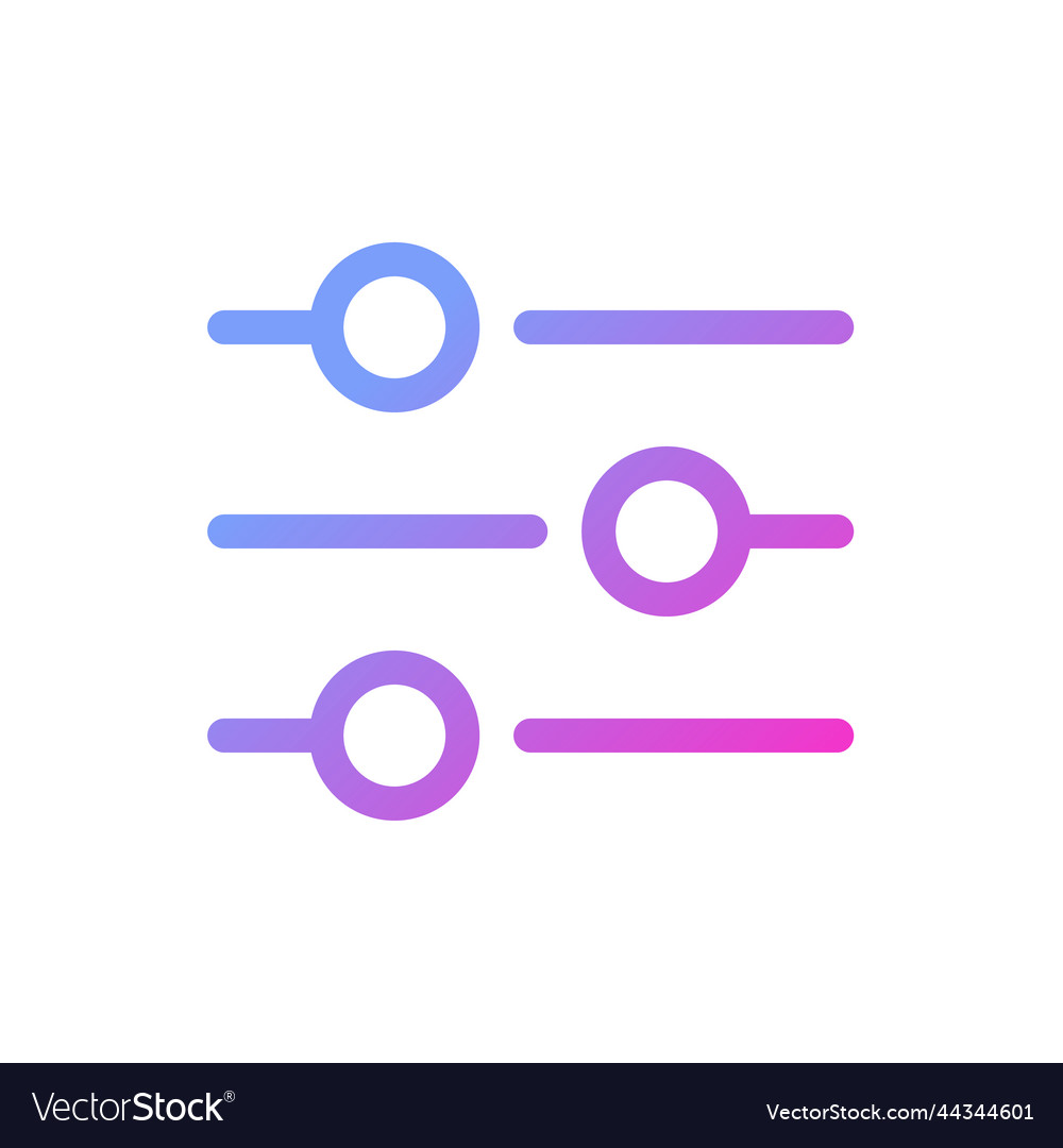 Filters button pixel perfect gradient linear ui Vector Image Filters button pixel perfect gradient linear ui Vector Image