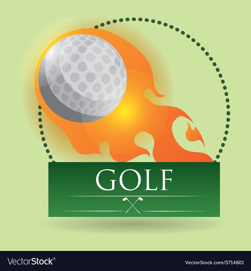 Golf design Royalty Free Vector Image - VectorStock