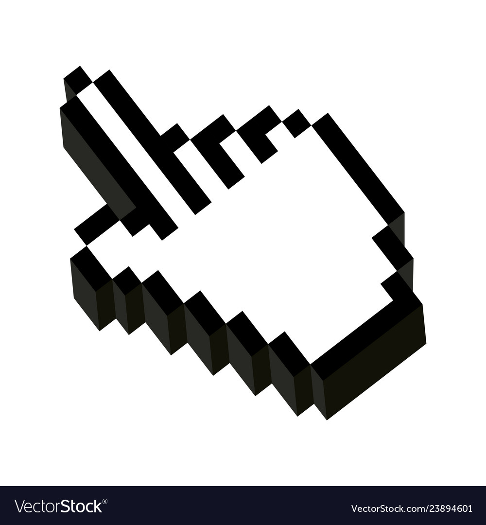 Hand mouse cursor icon Royalty Free Vector Image