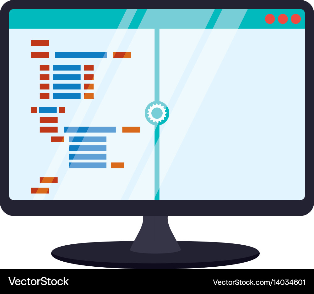 Html programming code Royalty Free Vector Image