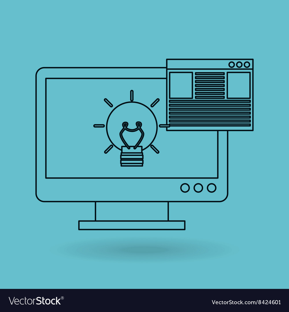Software programming design Royalty Free Vector Image