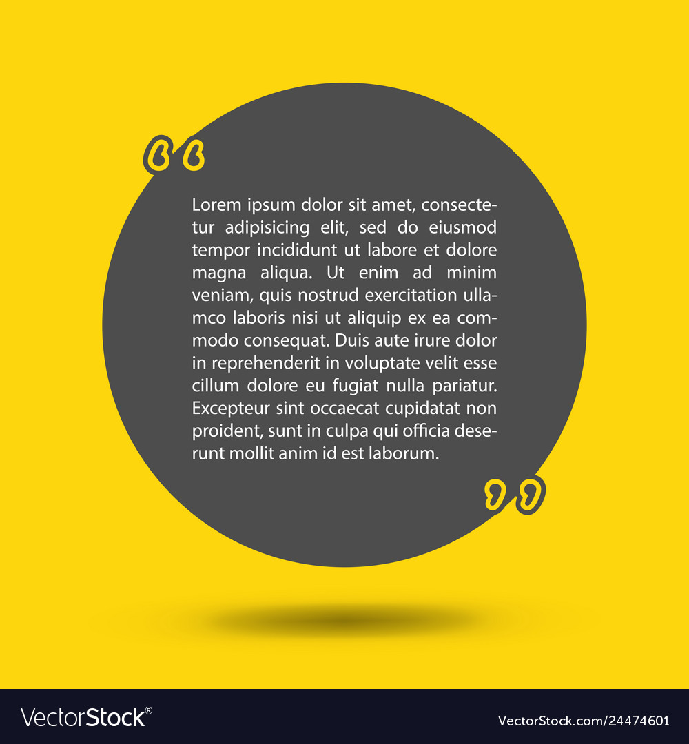 Template quotes quote blank empty Royalty Free Vector Image