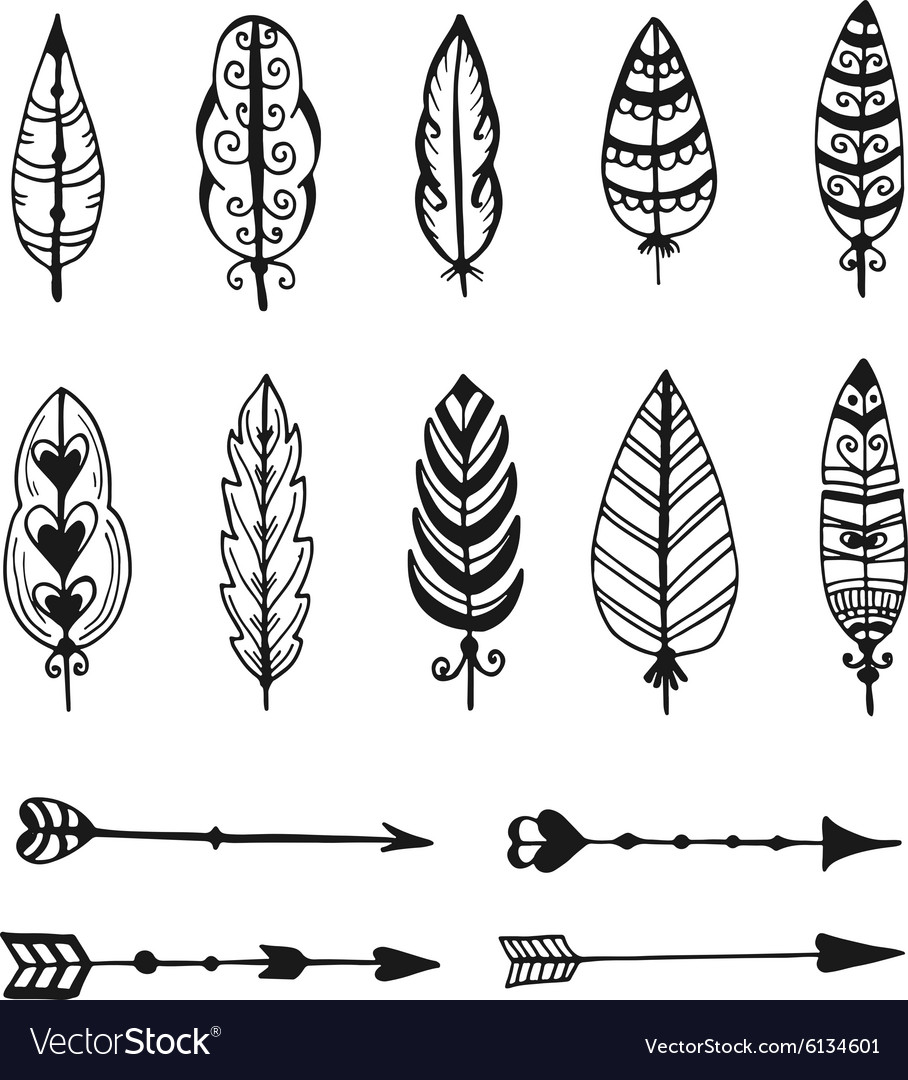 Tribal elements collection Royalty Free Vector Image