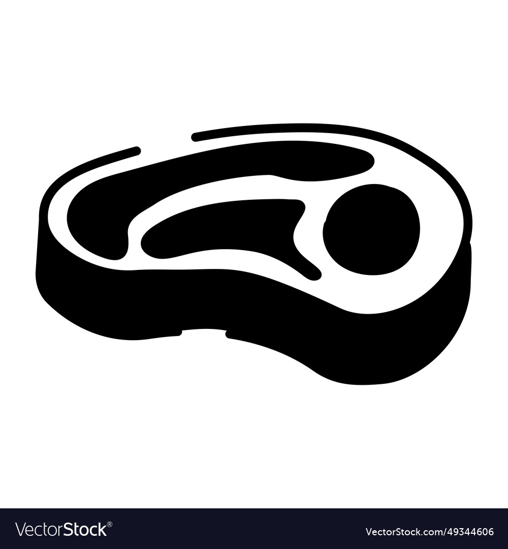 Beef steak Royalty Free Vector Image - VectorStock