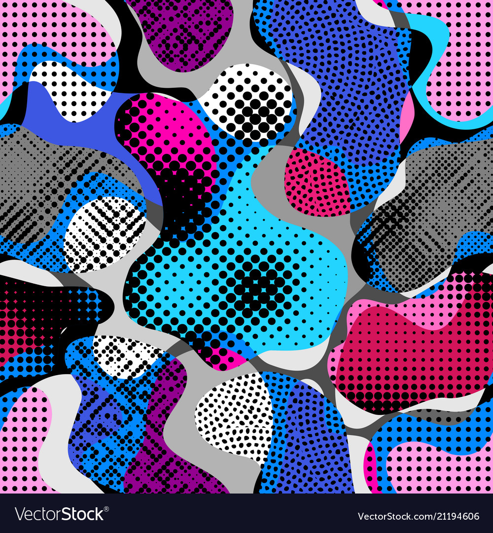 Random polka dot pattern Royalty Free Vector Image