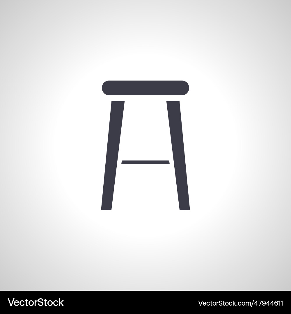Chair icon dining chair icon Royalty Free Vector Image