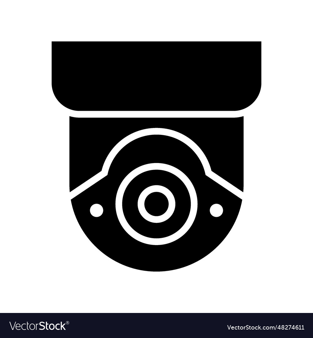 Security camera icon Royalty Free Vector Image