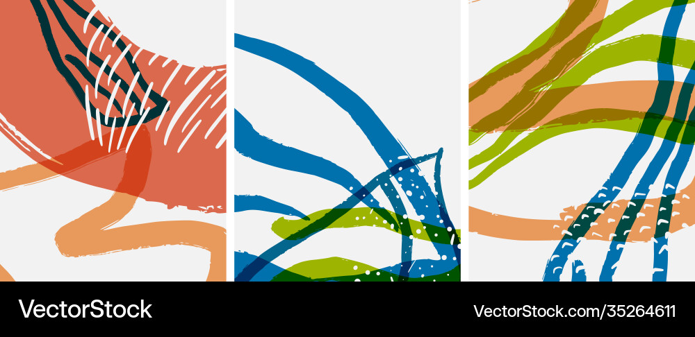 Social media abstract backgrounds abstract hand Vector Image