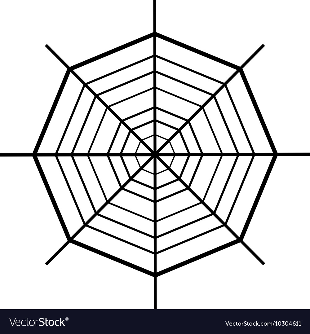 Spiderweb Royalty Free Vector Image - VectorStock