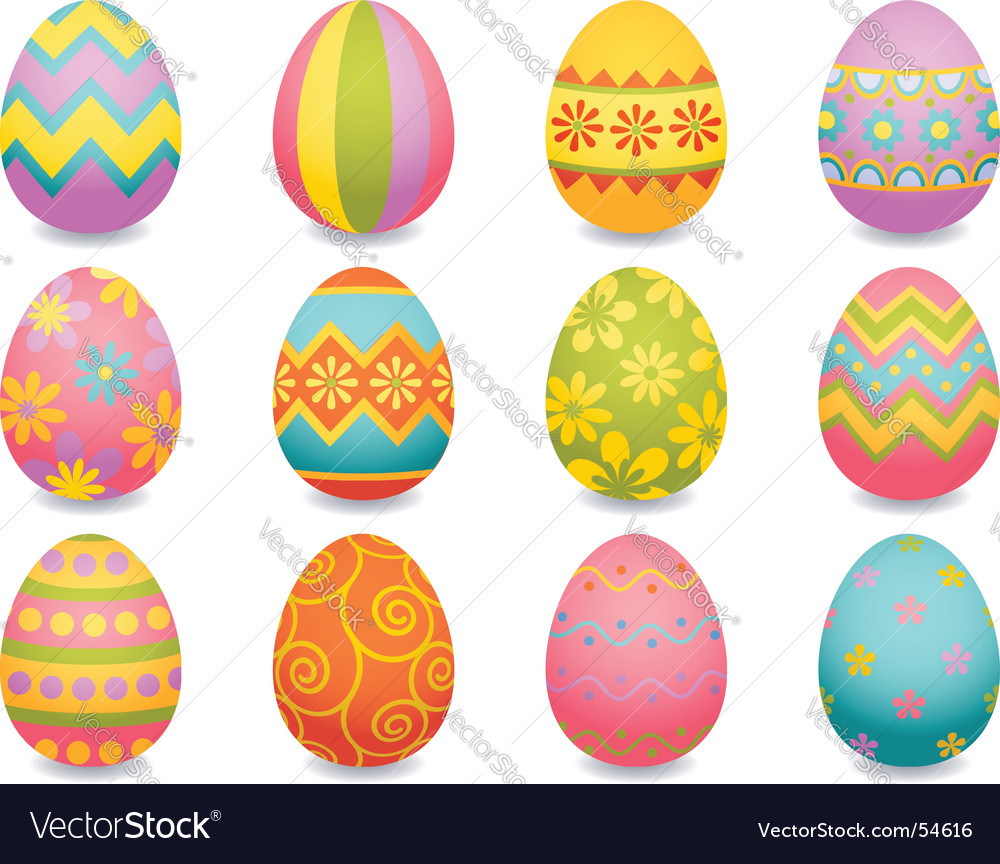 Easter egg Royalty Free Vector Image - VectorStock