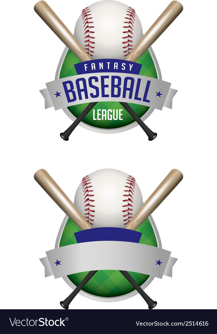 Fantasy baseball draft Royalty Free Vector Image