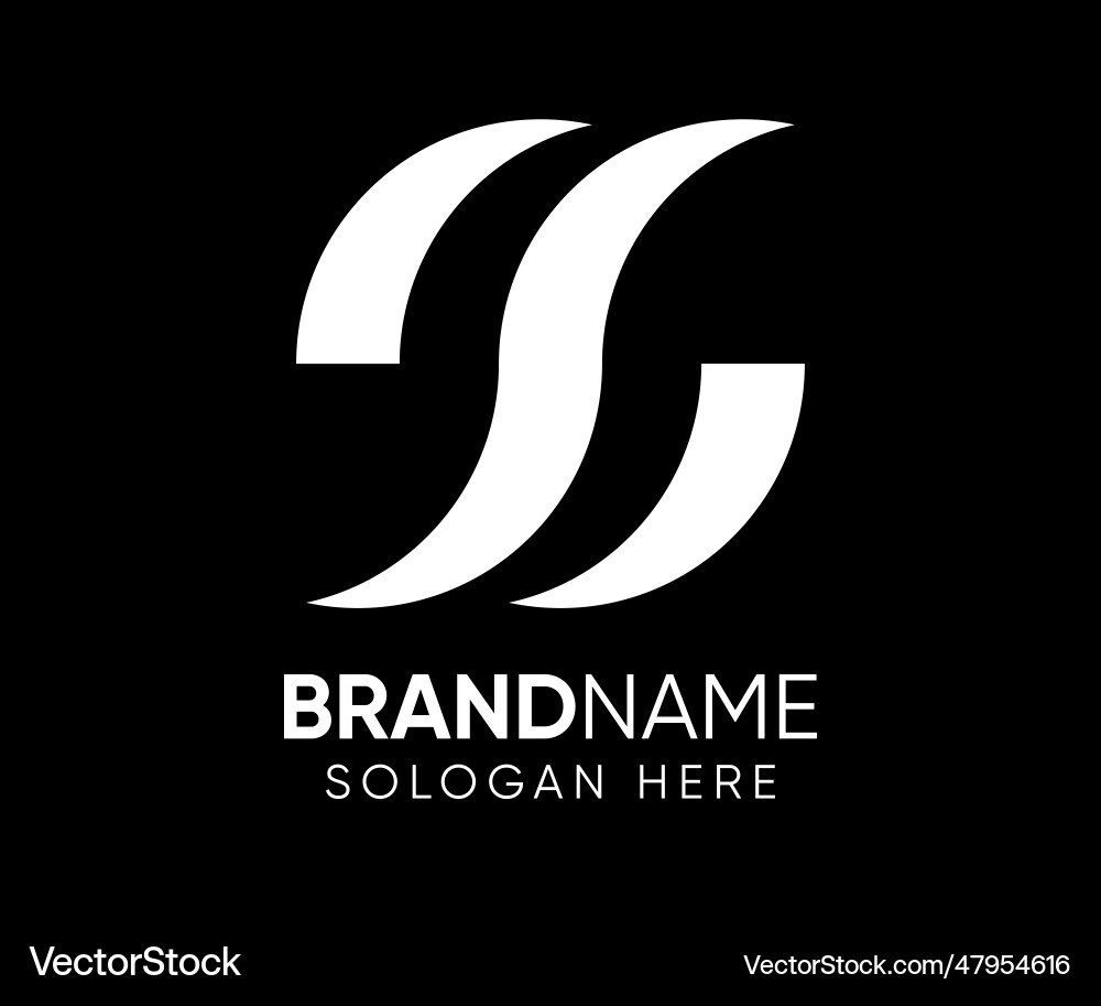 Initial letter s logo design template Royalty Free Vector