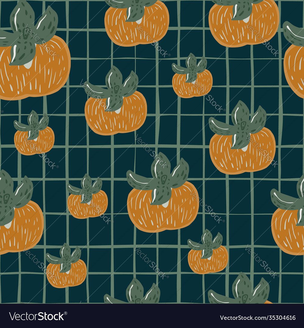 Random seamless pattern with pale orange Vector Image