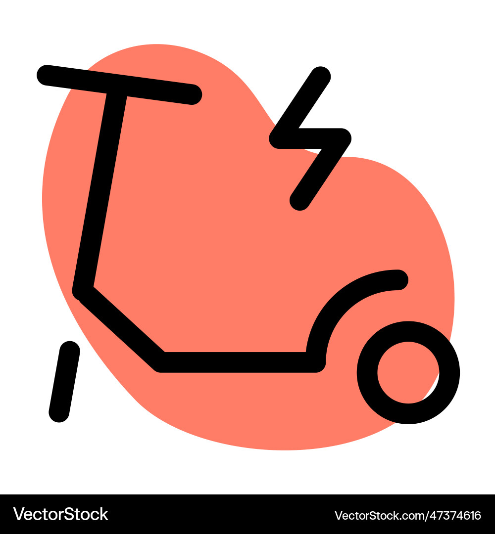 Sport stunts are performed on kick scooters Vector Image