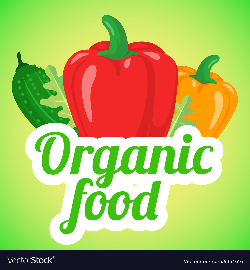 Vegetables simple background Royalty Free Vector Image