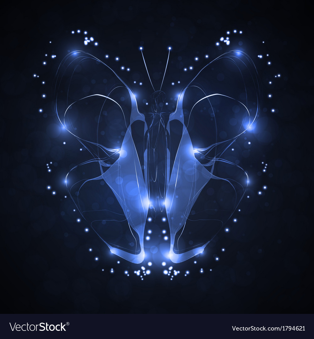 Abstract butterfly Royalty Free Vector Image - VectorStock