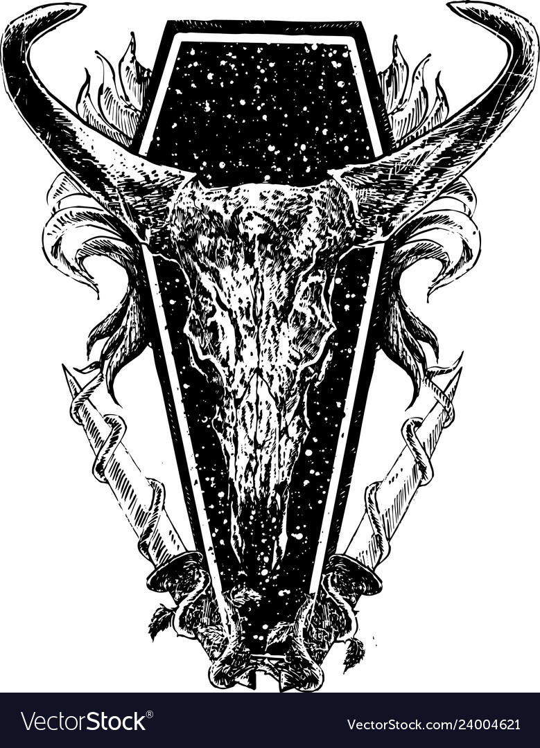 Death head Royalty Free Vector Image - VectorStock