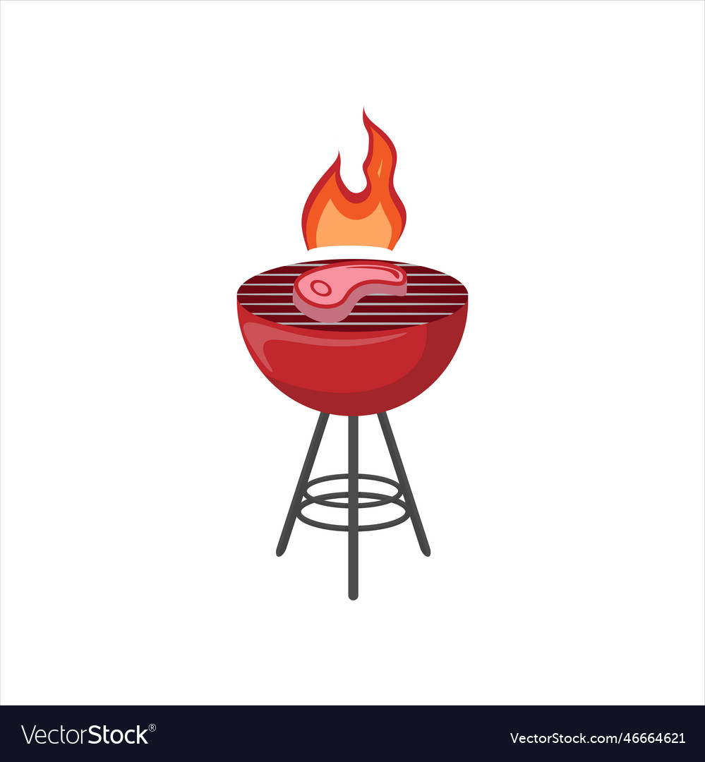 Food cooking bbq elements Royalty Free Vector Image