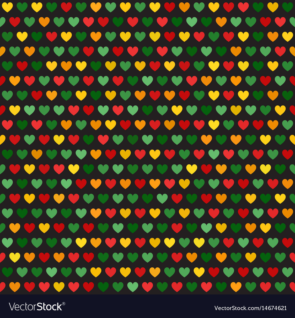 Heart pattern seamless background Royalty Free Vector Image