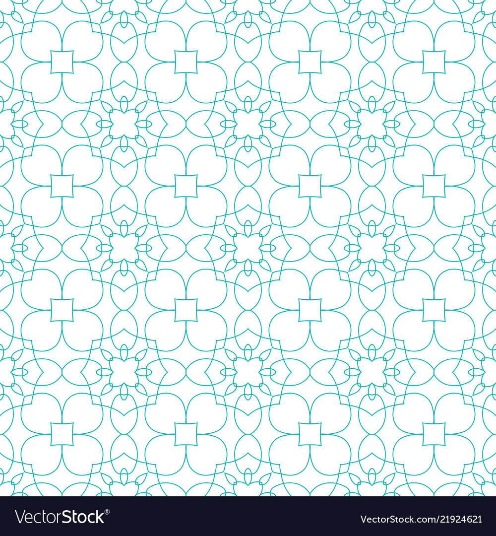 Seamless ornamental pattern Royalty Free Vector Image