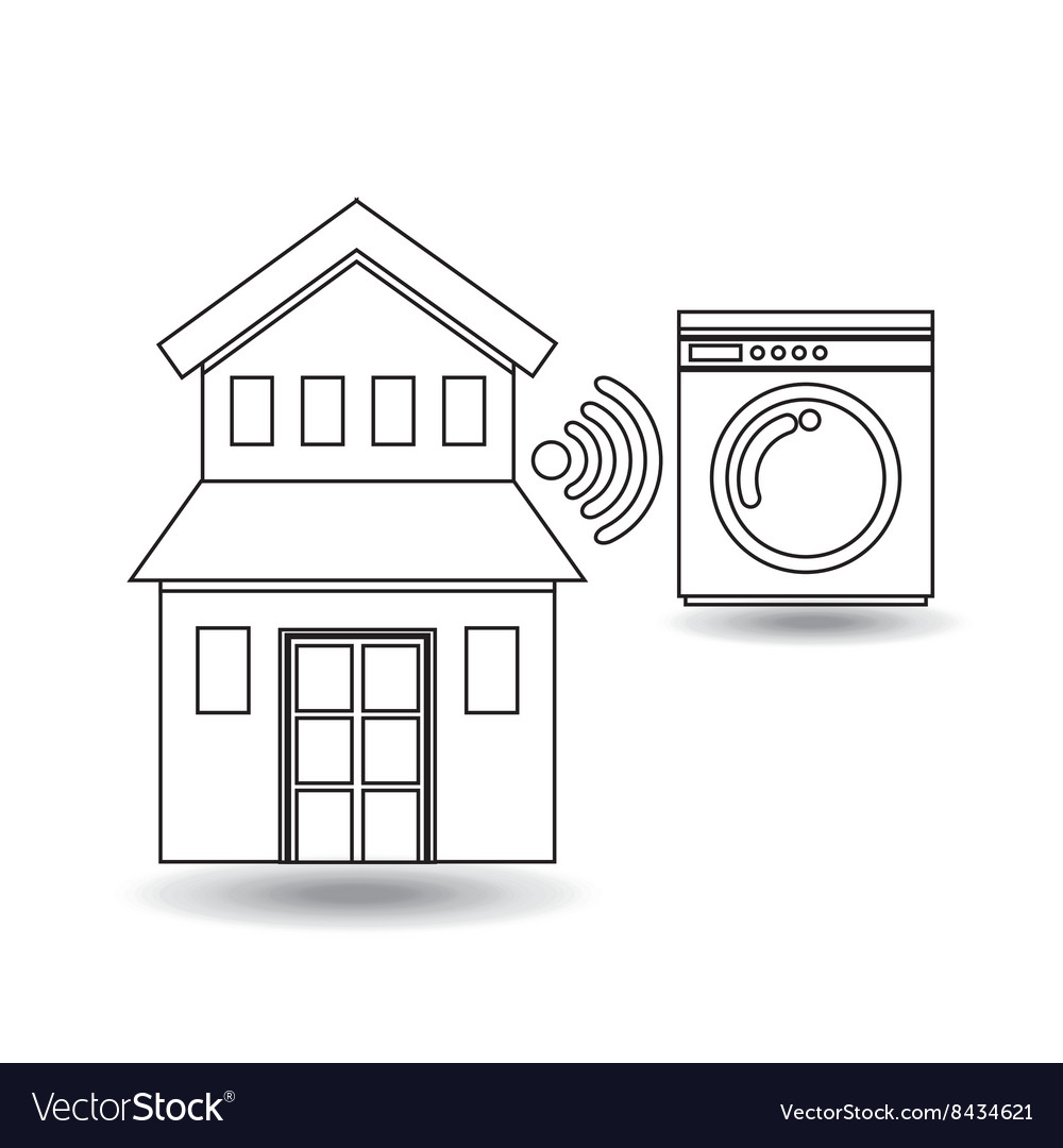 Smart appliances design Royalty Free Vector Image