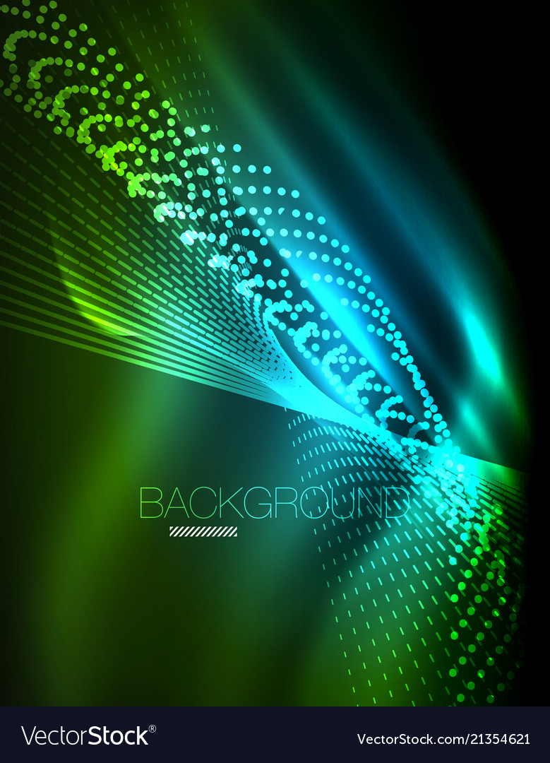 Smooth light effect straight lines on glowing Vector Image