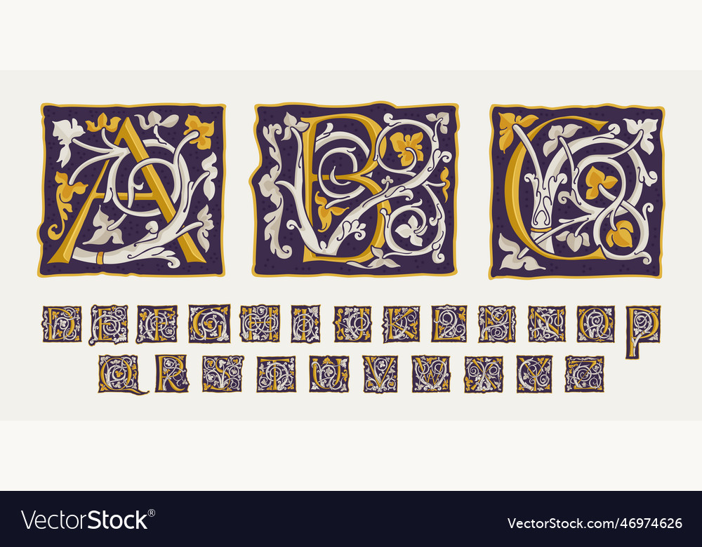 Decorative Drop Cap Initial