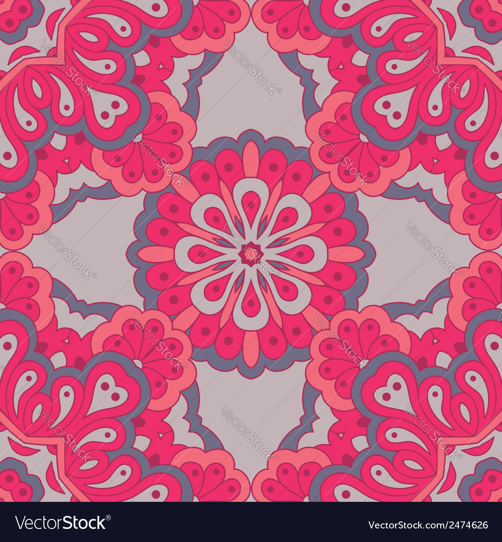 Arabesque seamless pattern Royalty Free Vector Image