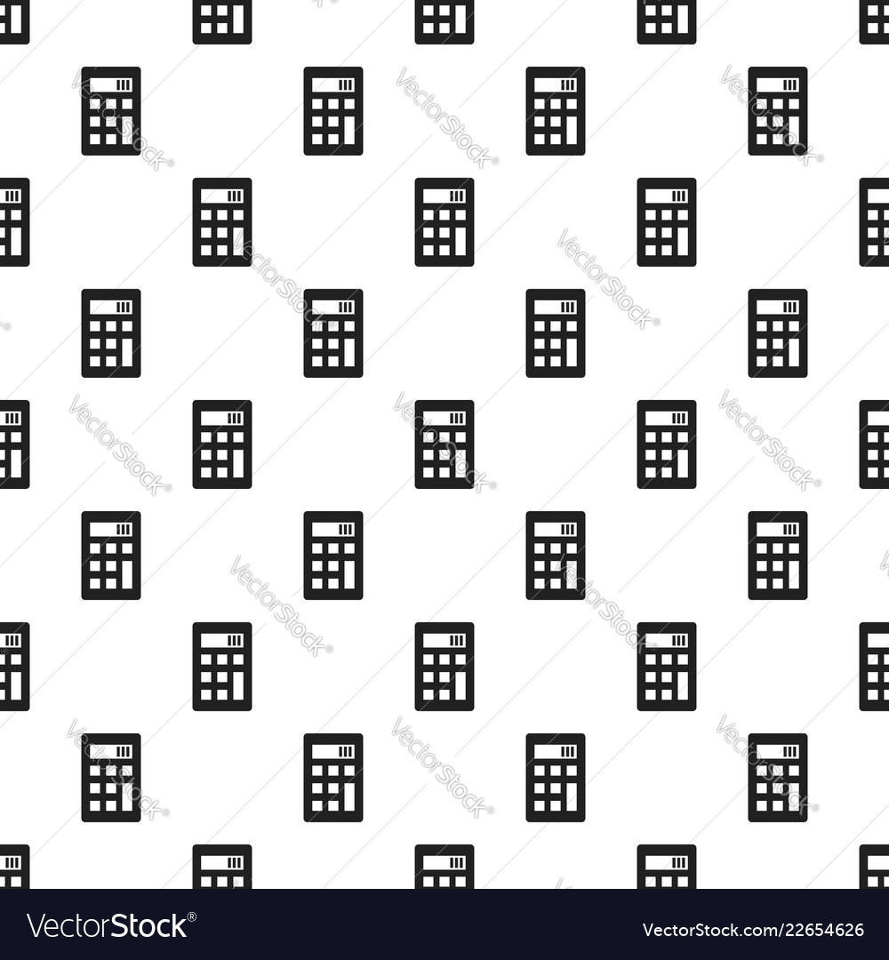 Calculator pattern seamless Royalty Free Vector Image